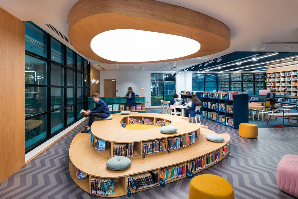 Primary and Secondary Library, Regent International, Dubai, UAE — Lulie Fisher Design Studio
