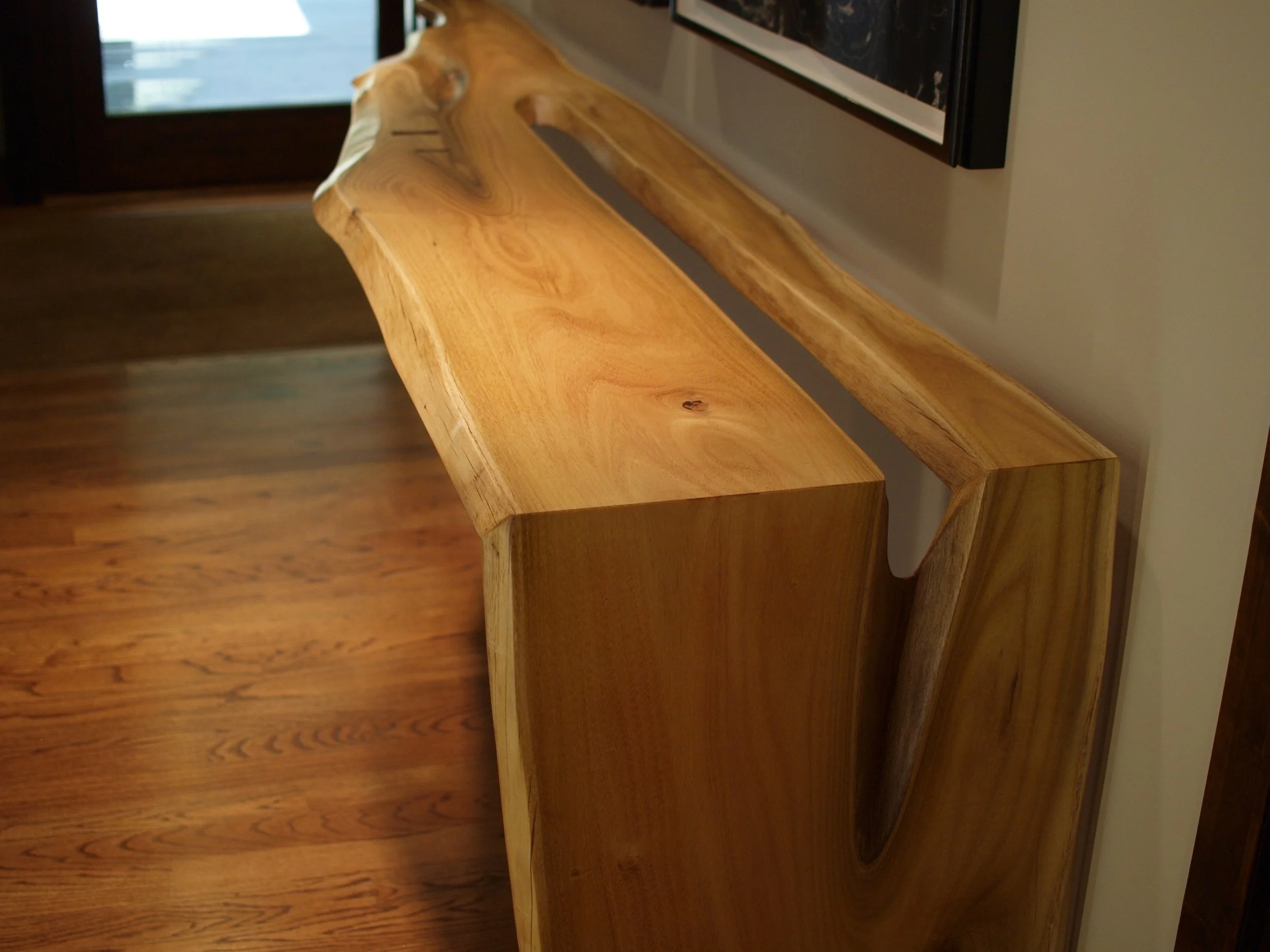 Black Locust Fold Table — wickham solid wood studio