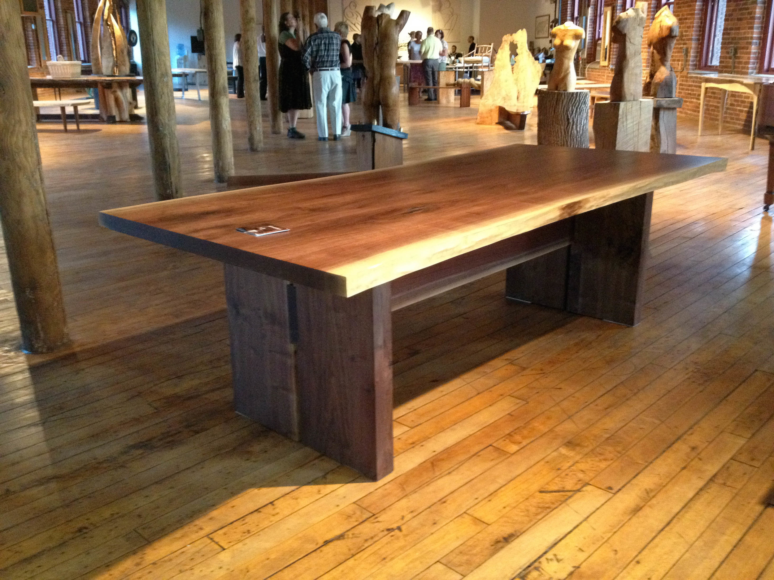 Thick Trestle Table — wickham solid wood studio