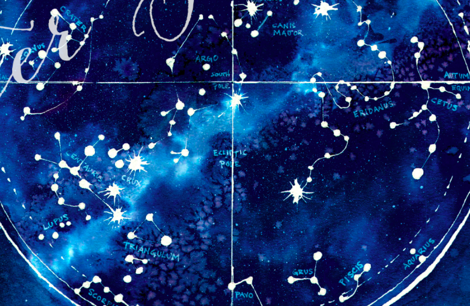 Constellation Map Wallpaper