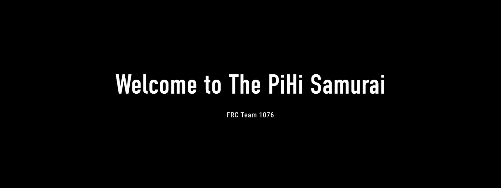 Sponsorship - PiHi Samurai