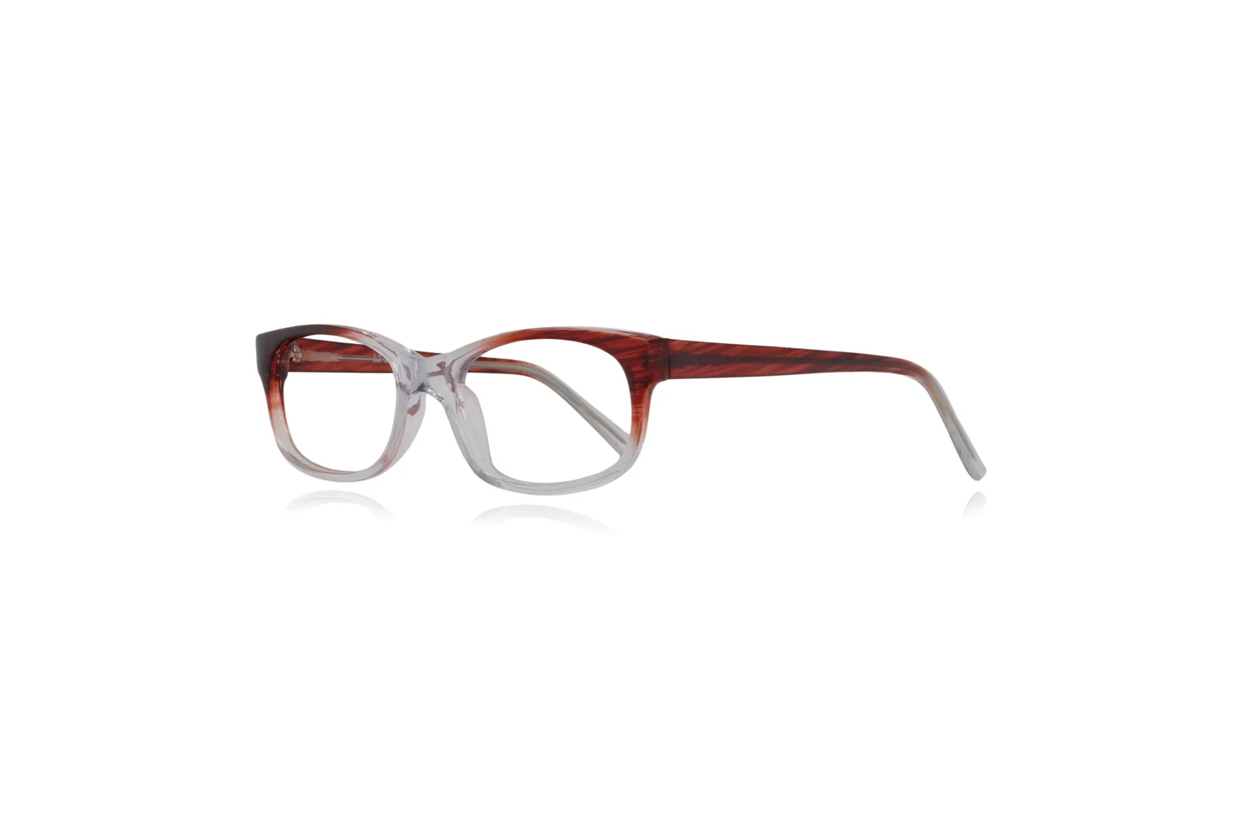 peep eyewear, retro clear brown fade Dunelm Bob glasses — Peep Eyewear