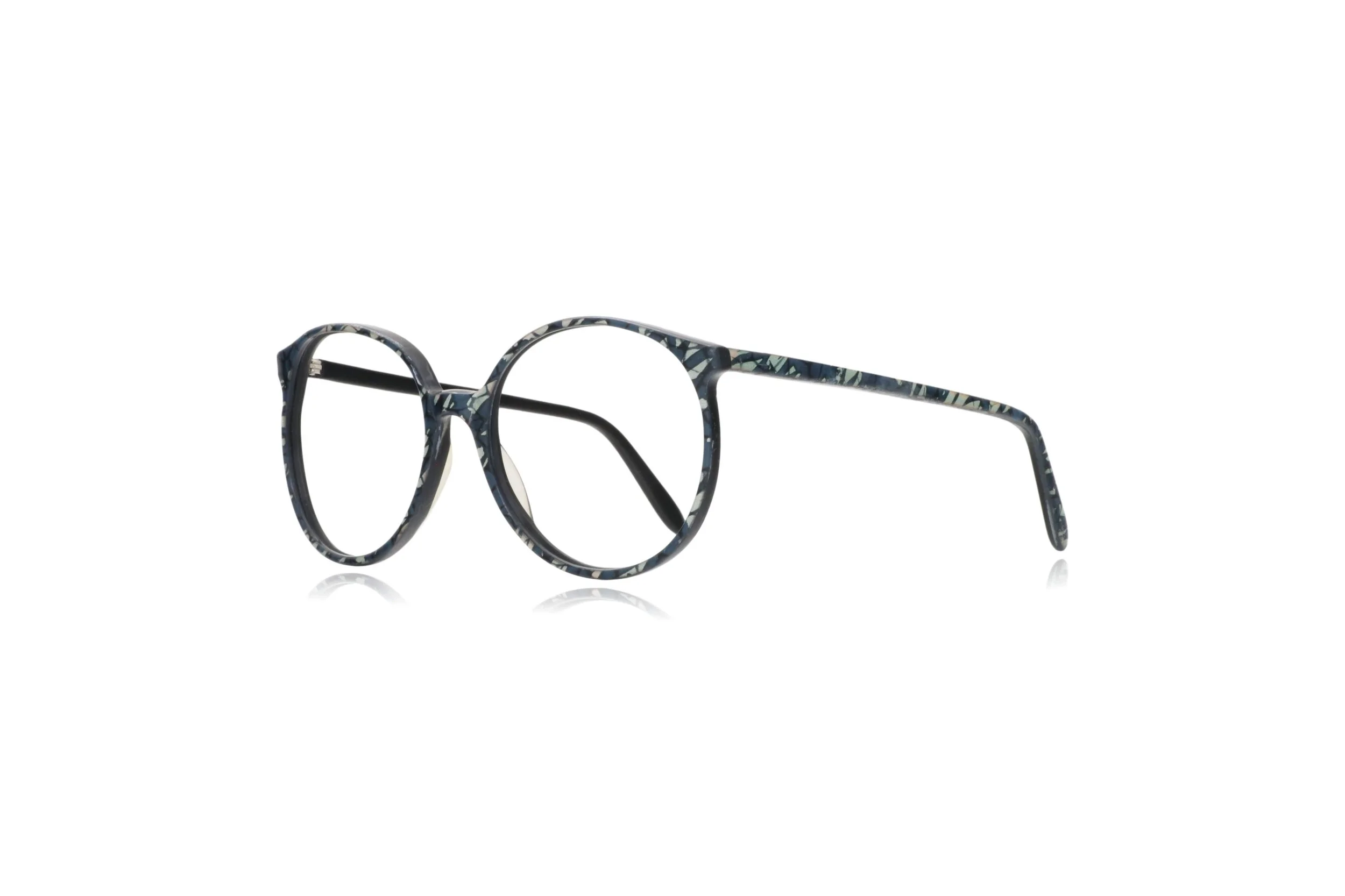 Original vintage 80s blue round glasses — Peep Eyewear