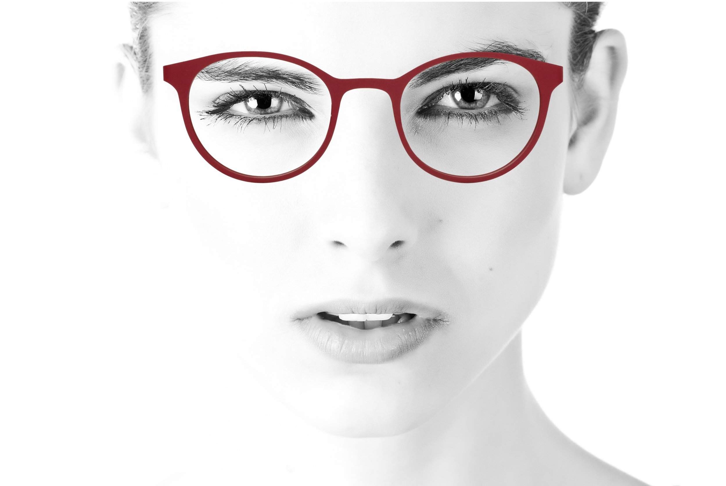 Preloved refurbished designer red Woow Good Job glasses — Peep Eyewear