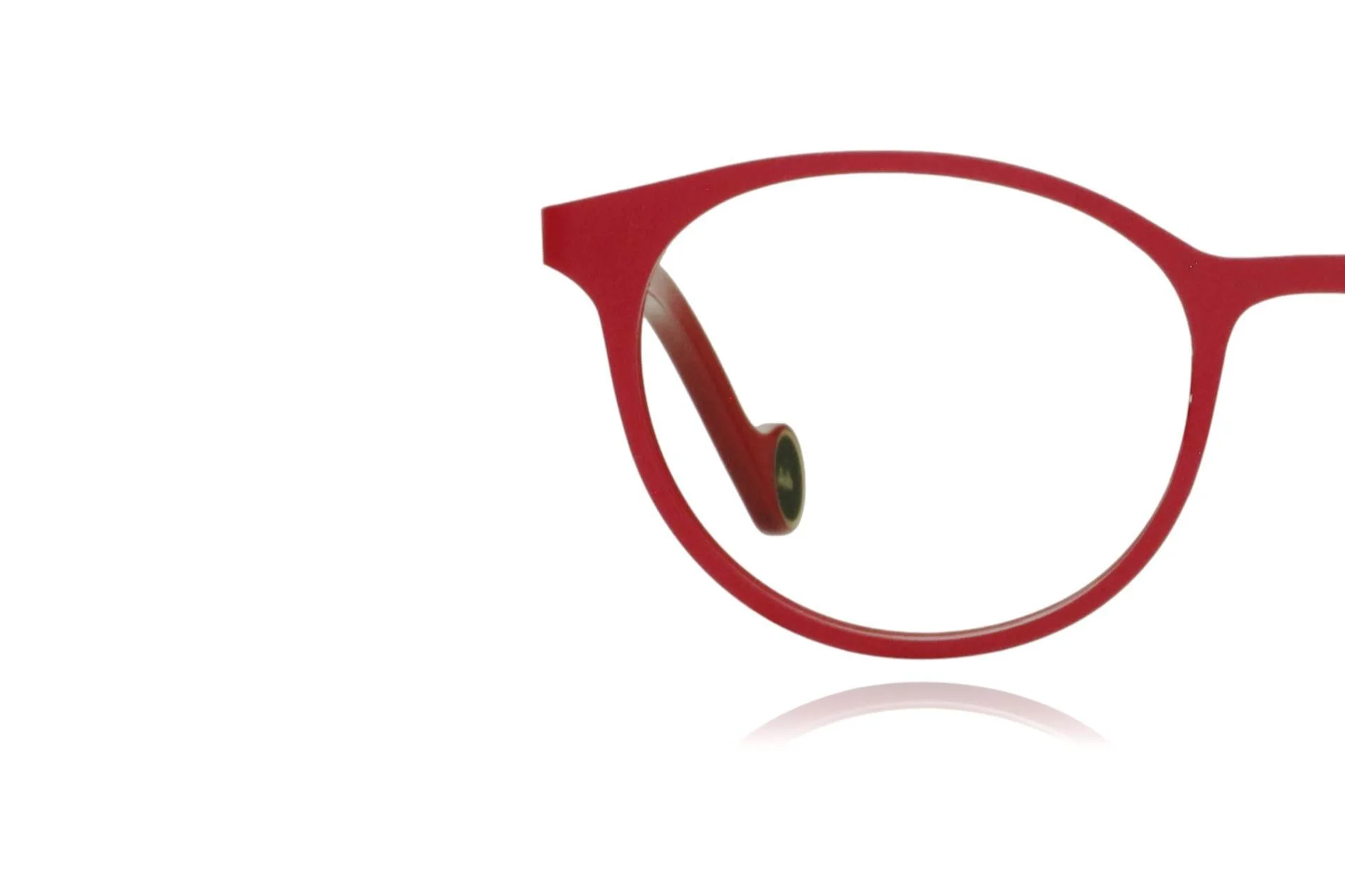 Preloved refurbished designer red Woow Good Job glasses — Peep Eyewear