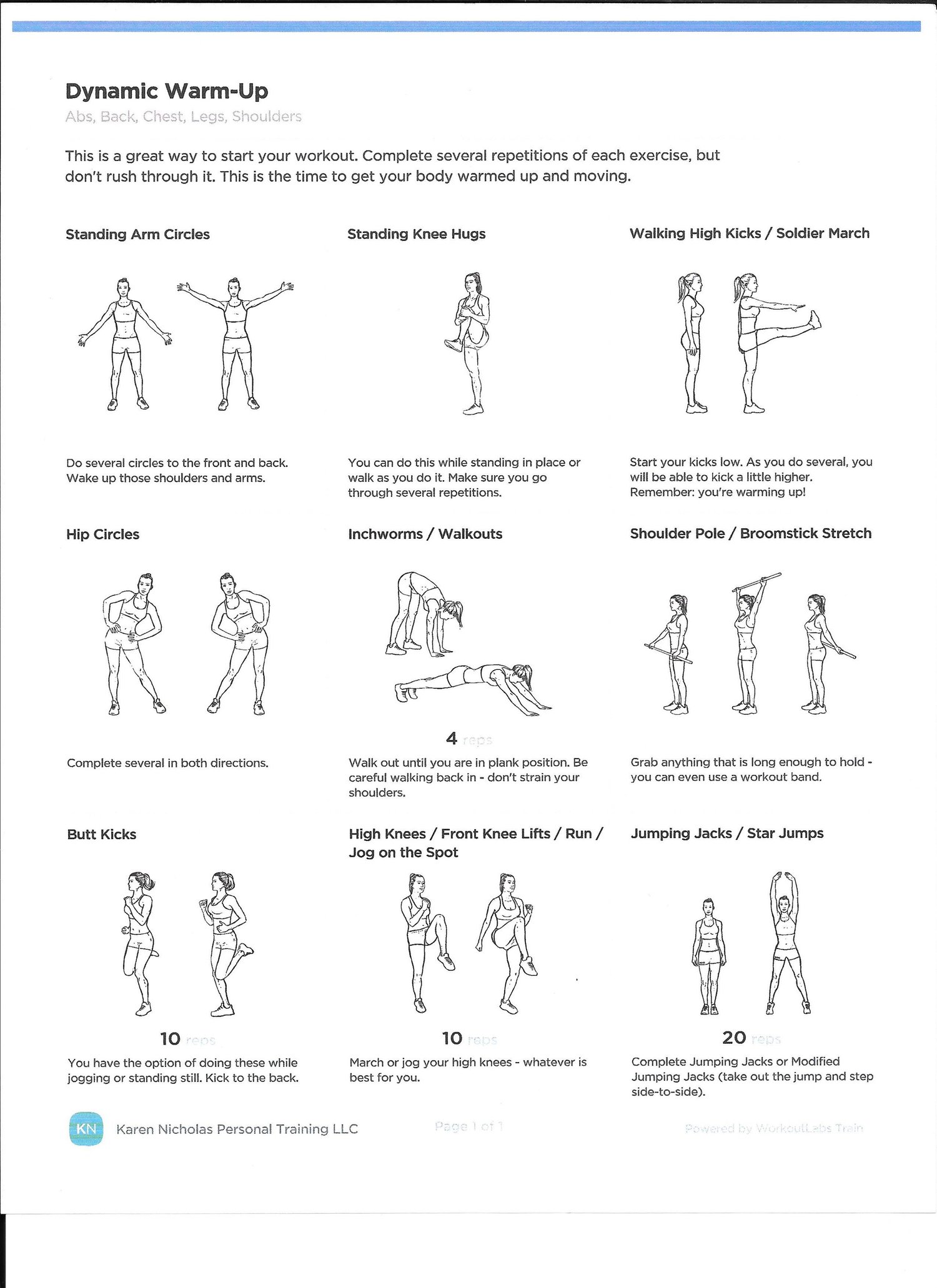 What is Dynamic Stretching? — Karen Nicholas Training