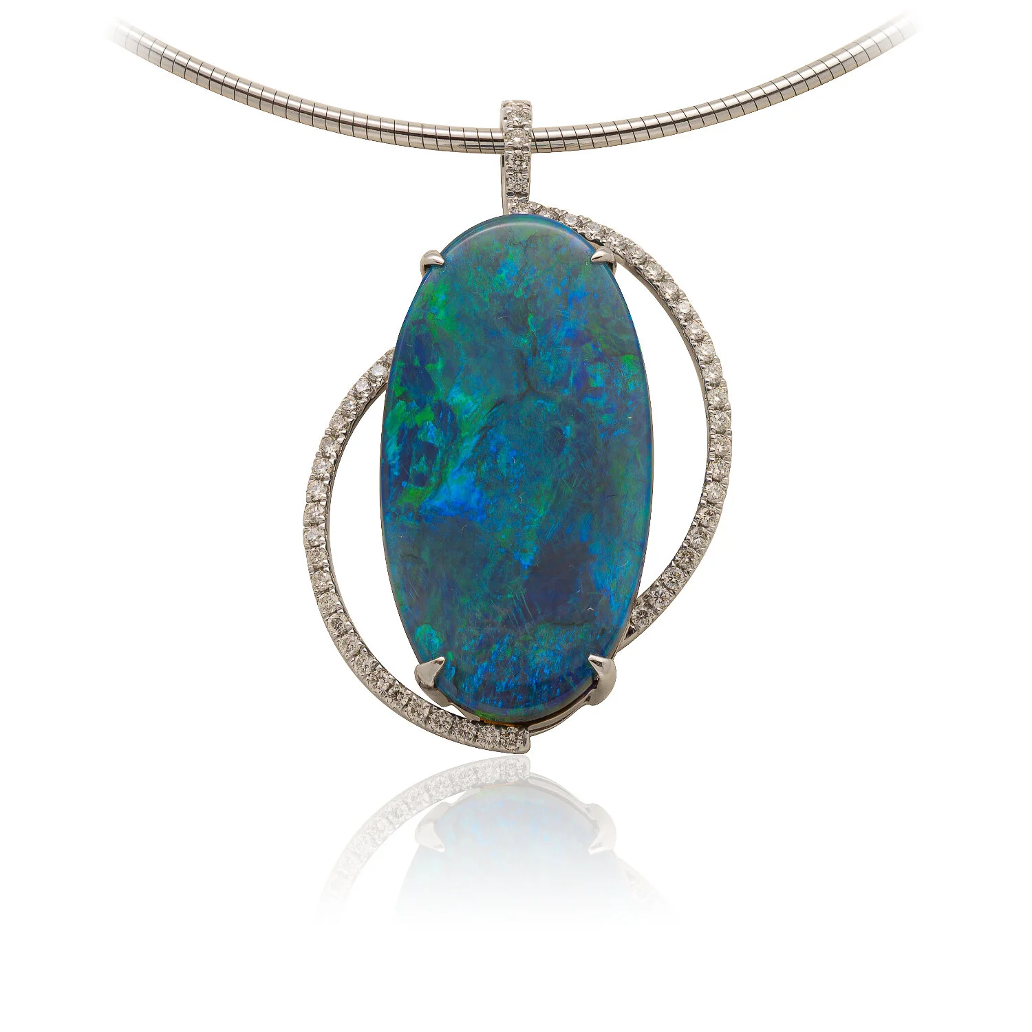 Black Opal Pendants – Rare Jewellery from Lightning Ridge | Altmann ...