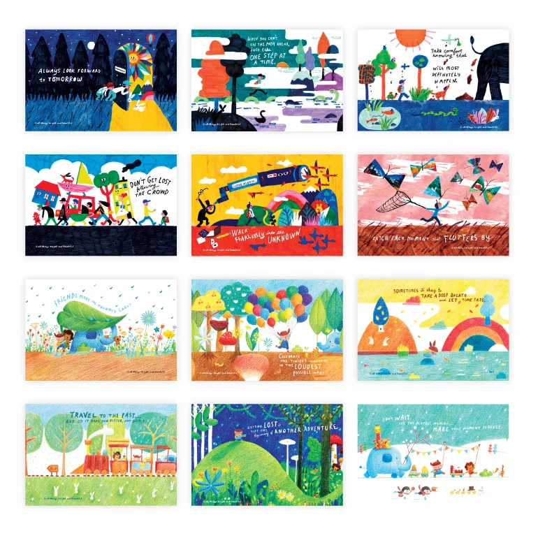 All Things Bright And Beautiful — Sad Postcard 難過明信片