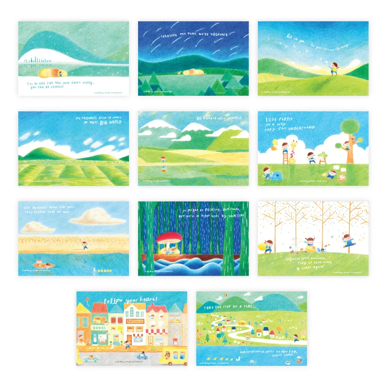 All Things Bright And Beautiful — Sad Postcard 難過明信片