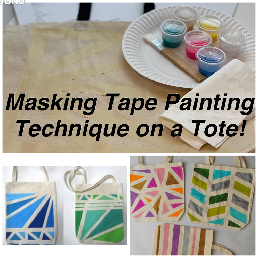 Masking Tape Art Painting Masking Tape Art Painting