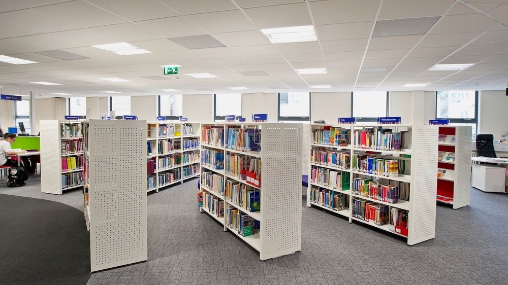 Top Library Shelving Solutions for Institutions — Moduflex Ltd.