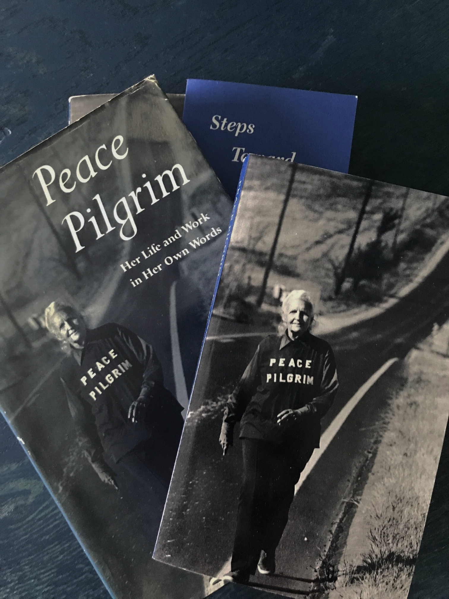 "We must walk — Peace Pilgrim