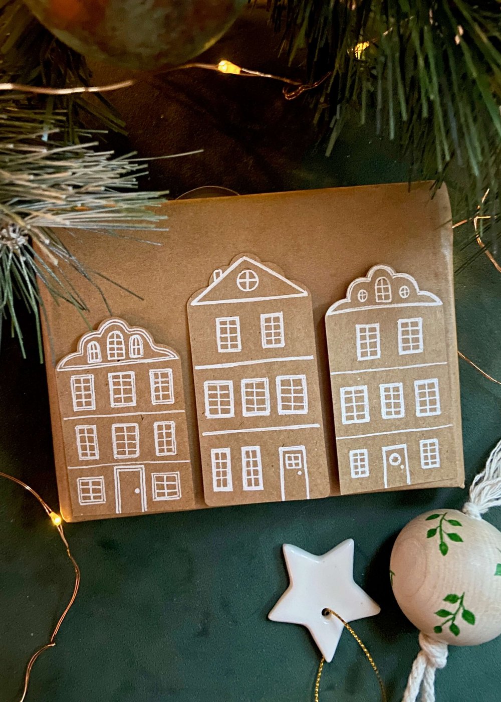 Nordic House Wrapping Paper — ISOSCELLA