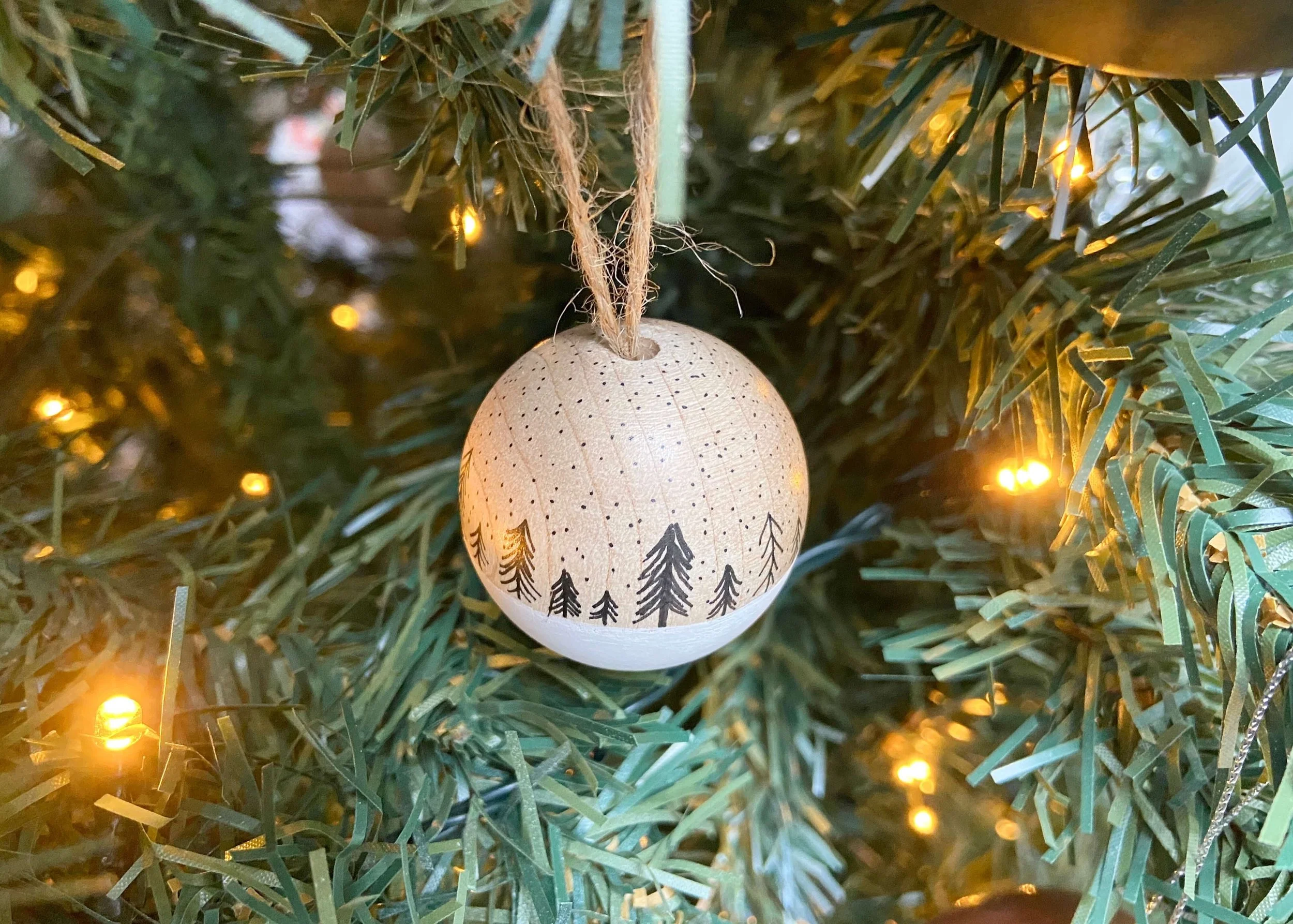 Snowy Forest Boho Baubles — ISOSCELLA