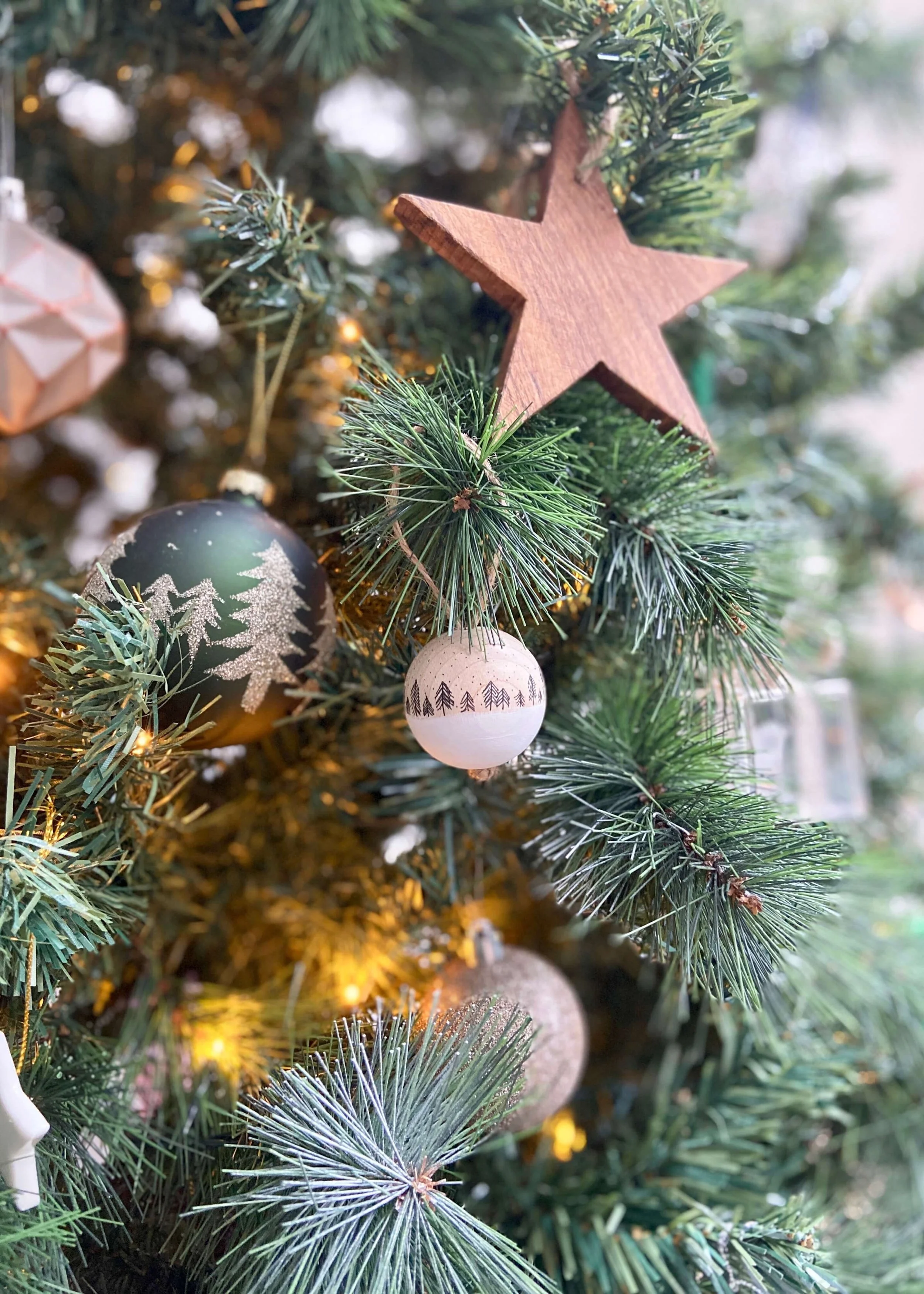Snowy Forest Boho Baubles — ISOSCELLA