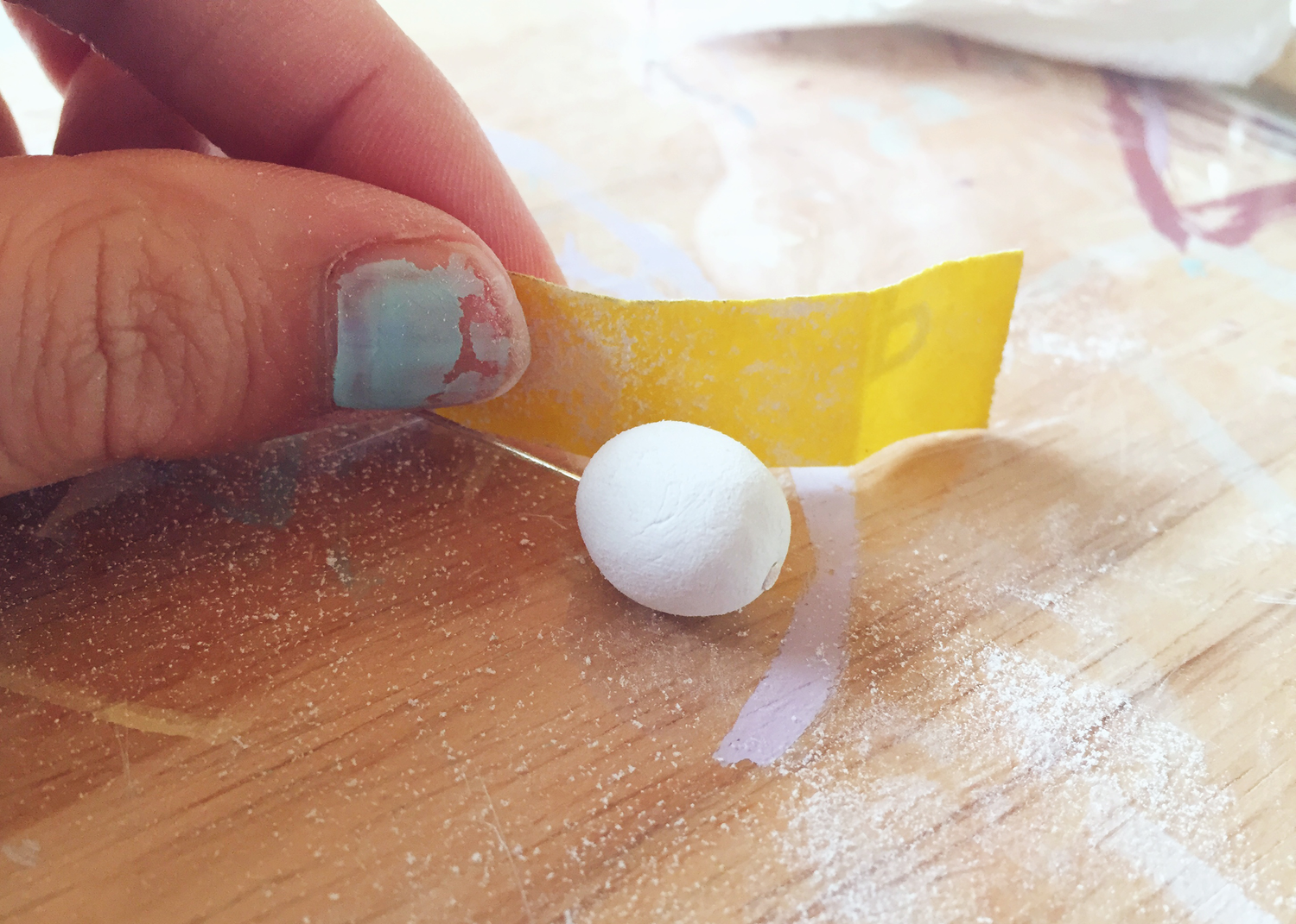 DIY // CLAY SPHERE NECKLACE — ISOSCELLA