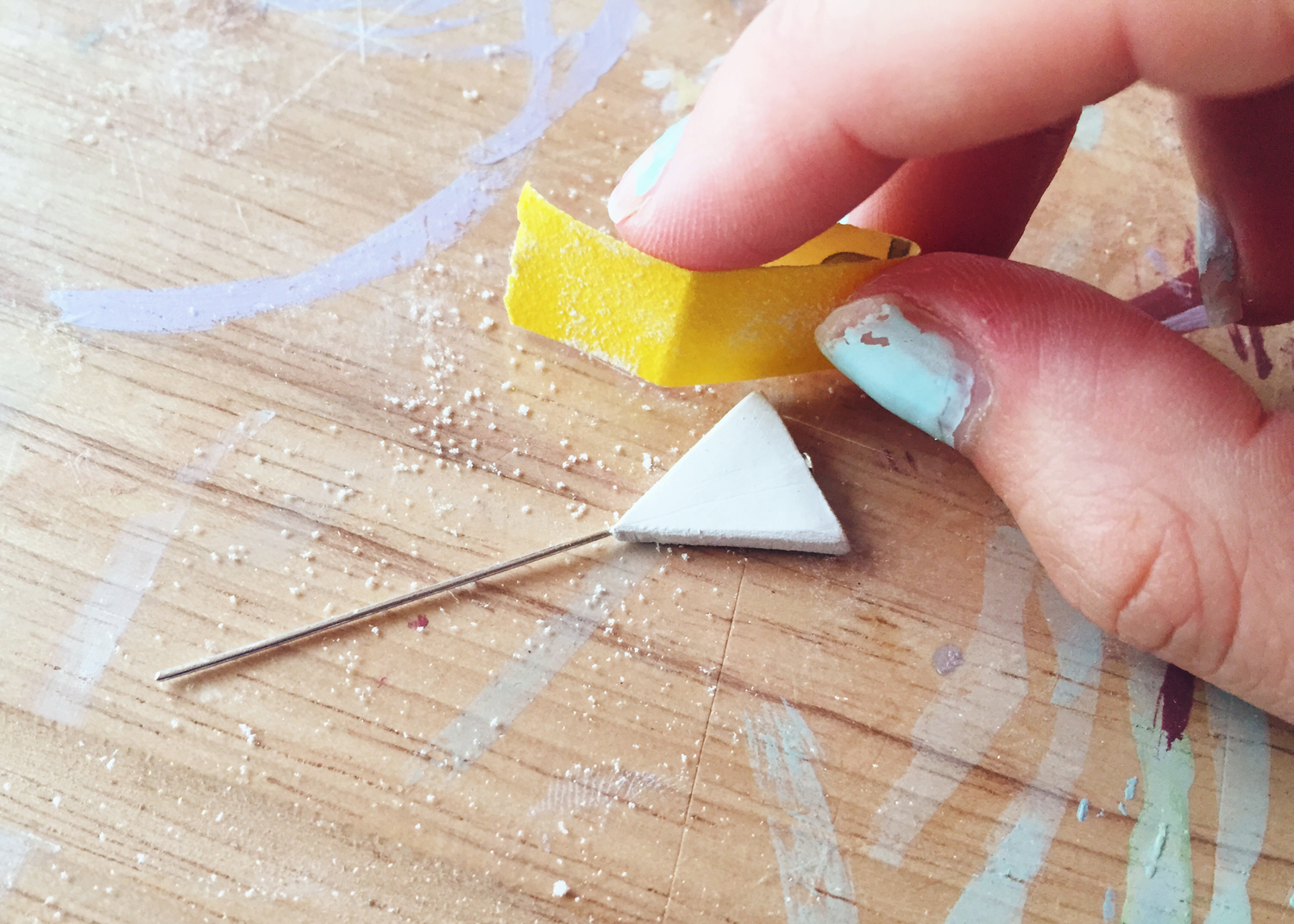 DIY // EASY TRIANGLE EARRINGS — ISOSCELLA