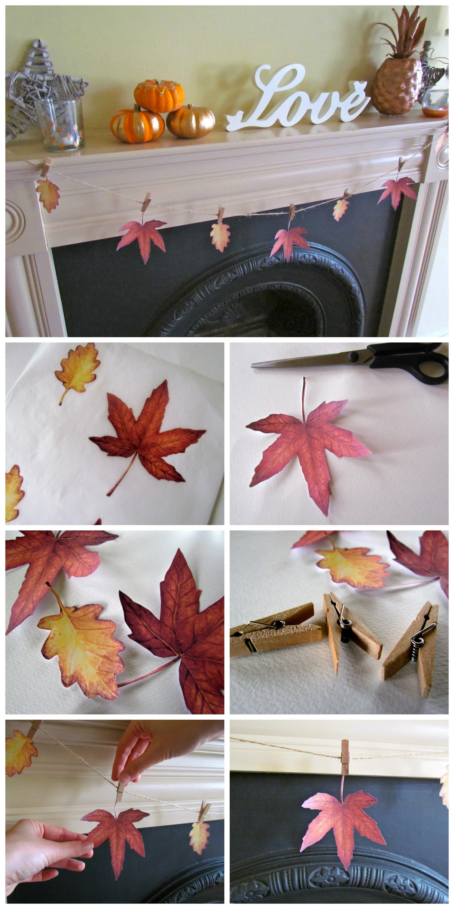 DIY // PRINTABLE AUTUMN LEAVES GARLAND — ISOSCELLA