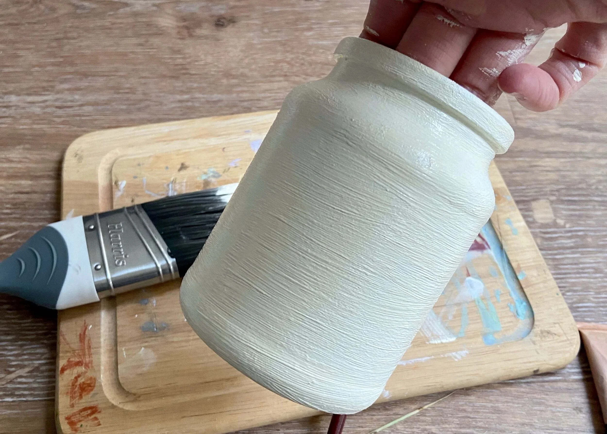 DIY Faux Raku Upcycled Jar — ISOSCELLA