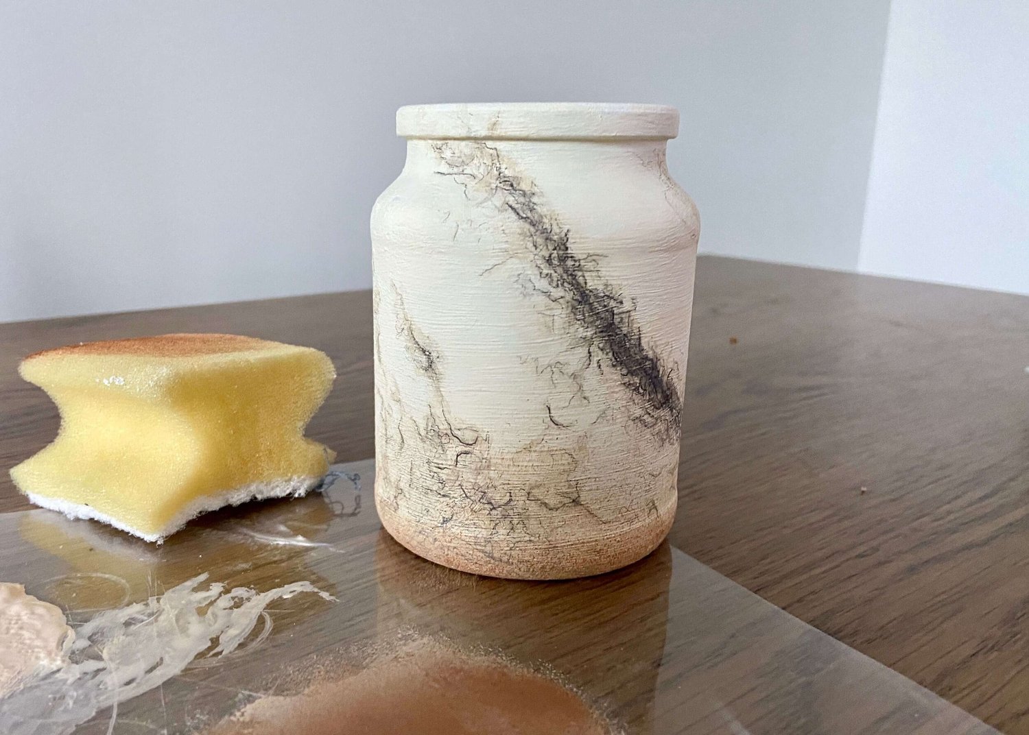 DIY Faux Raku Upcycled Jar — ISOSCELLA