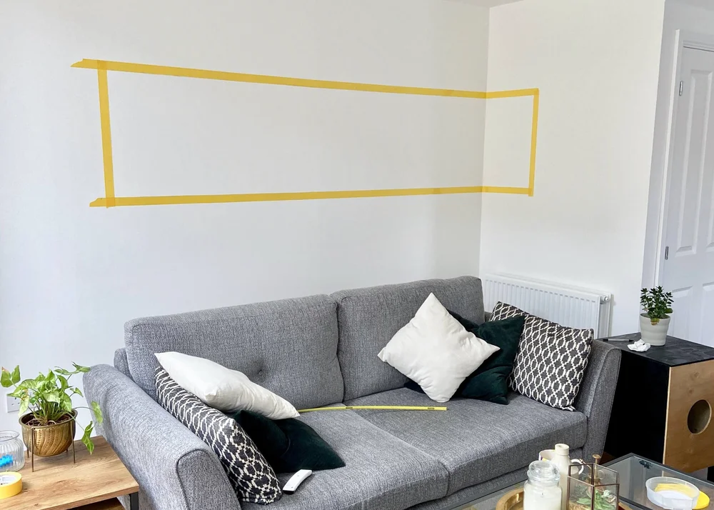DIY Colour Block Gallery Wall — ISOSCELLA