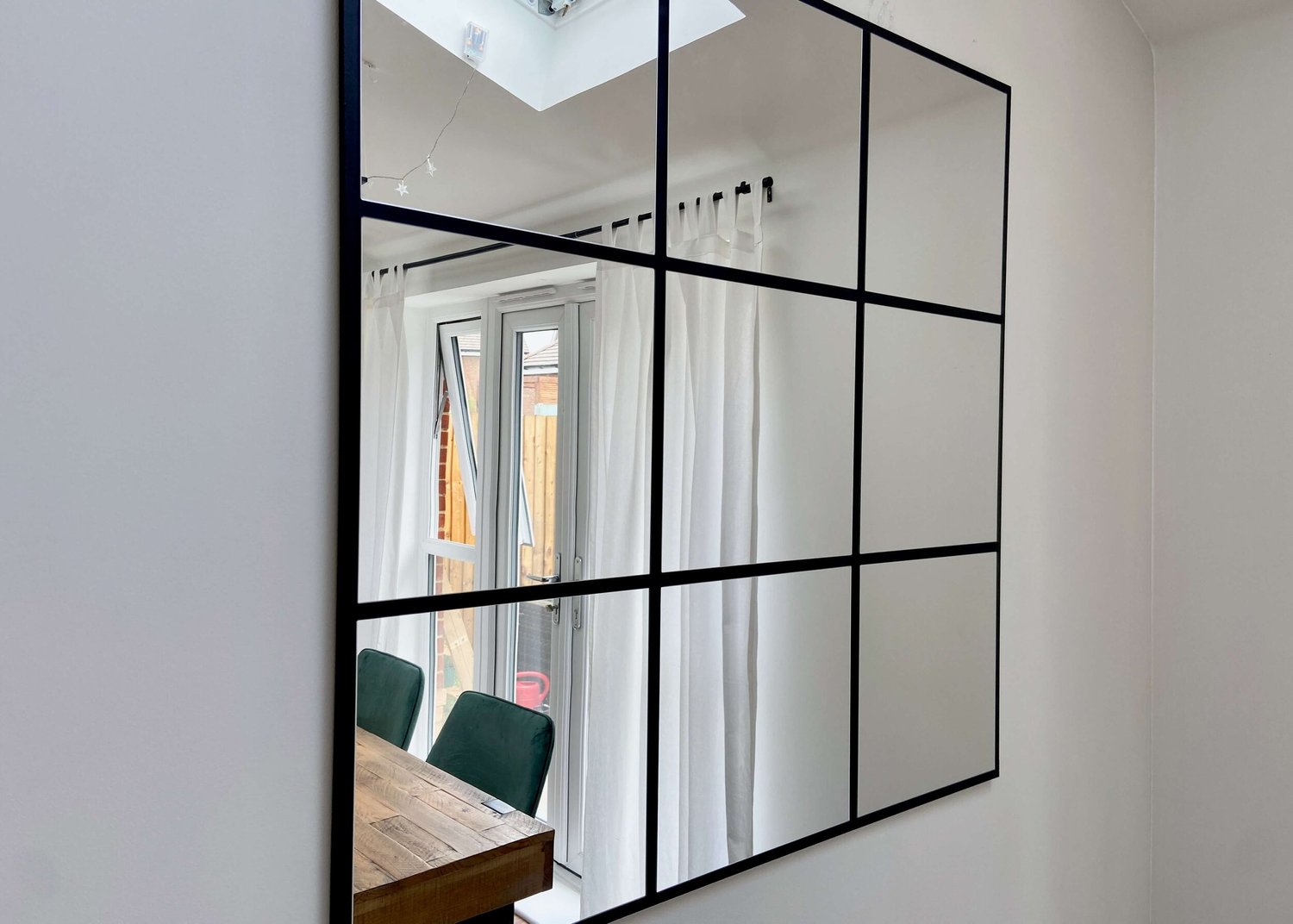 DIY Industrial Window Mirror — ISOSCELLA