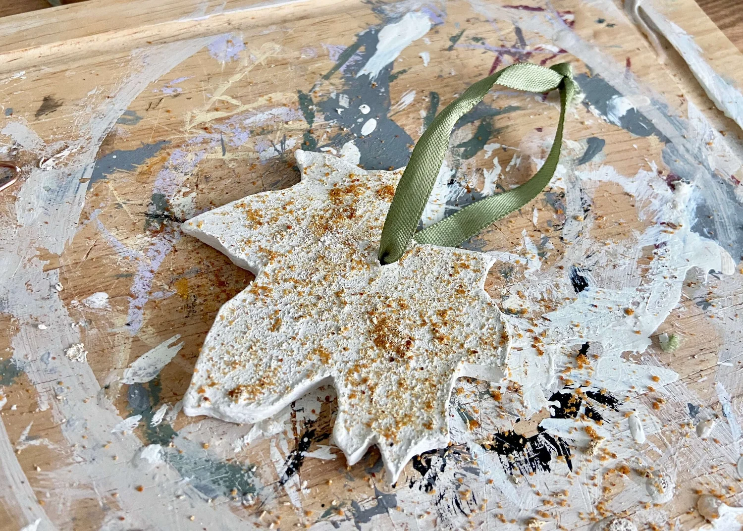 DIY Scented Clay Leaf — ISOSCELLA