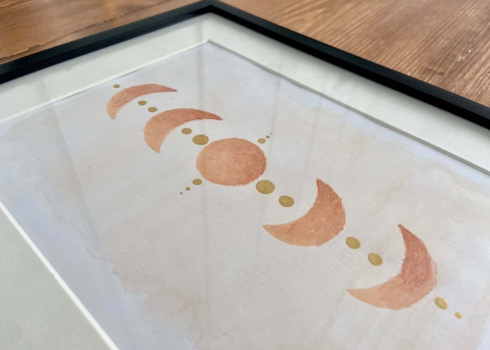 Easy Moon Phase Art — ISOSCELLA