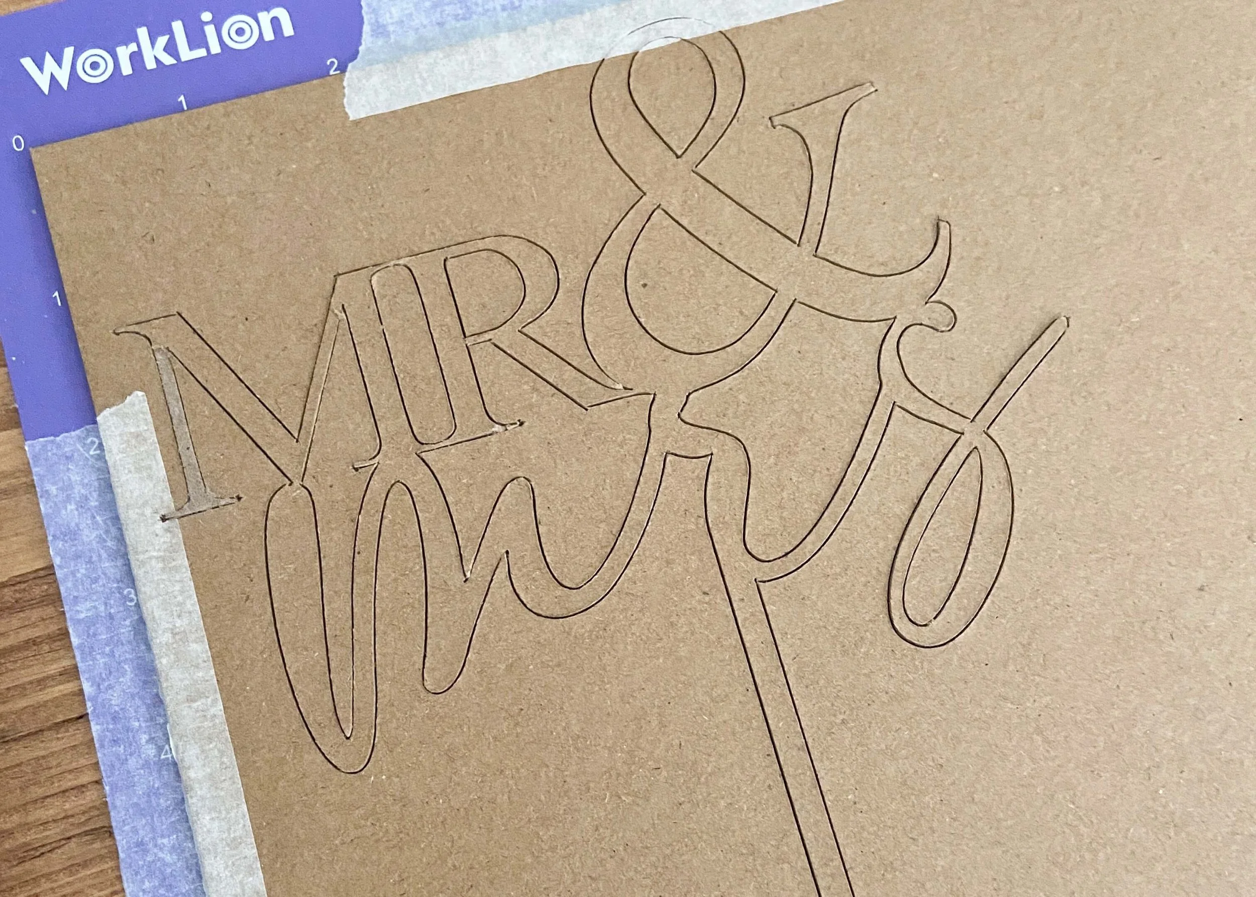 DIY Wood Cake Topper — ISOSCELLA