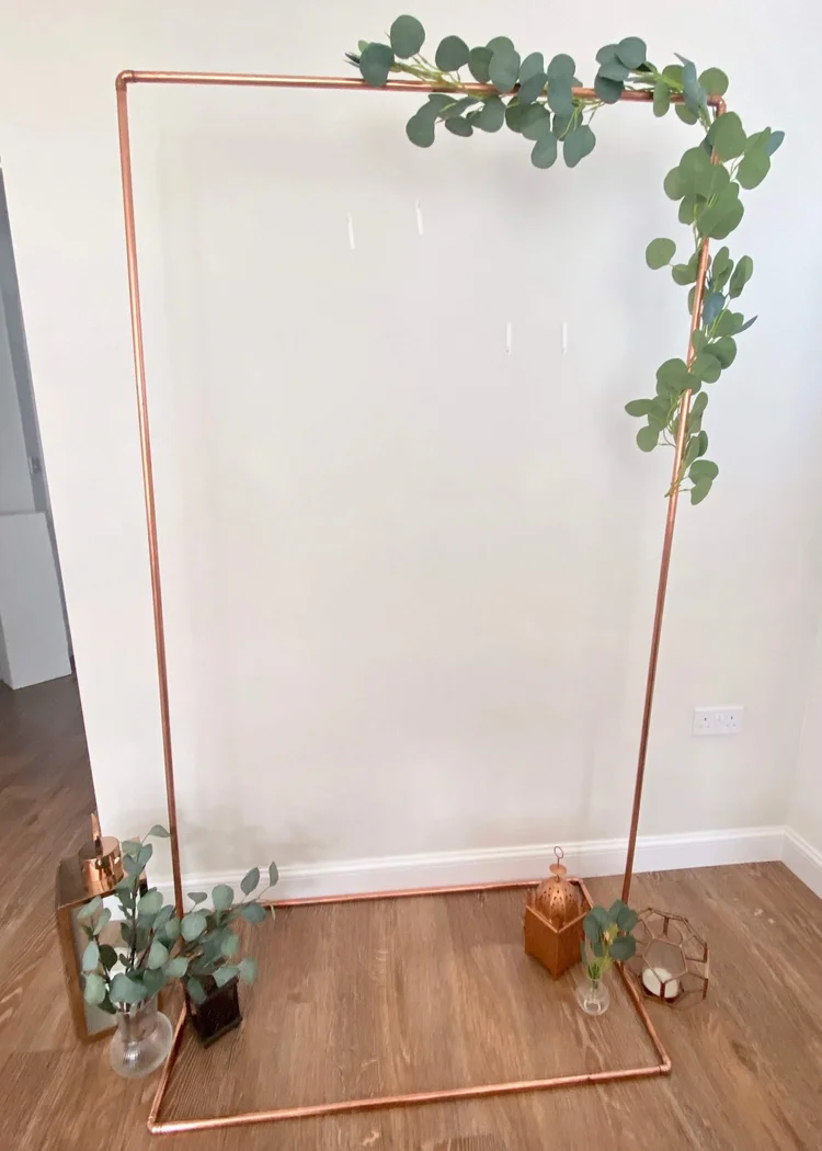 Copper Pipe Wedding Arch — ISOSCELLA