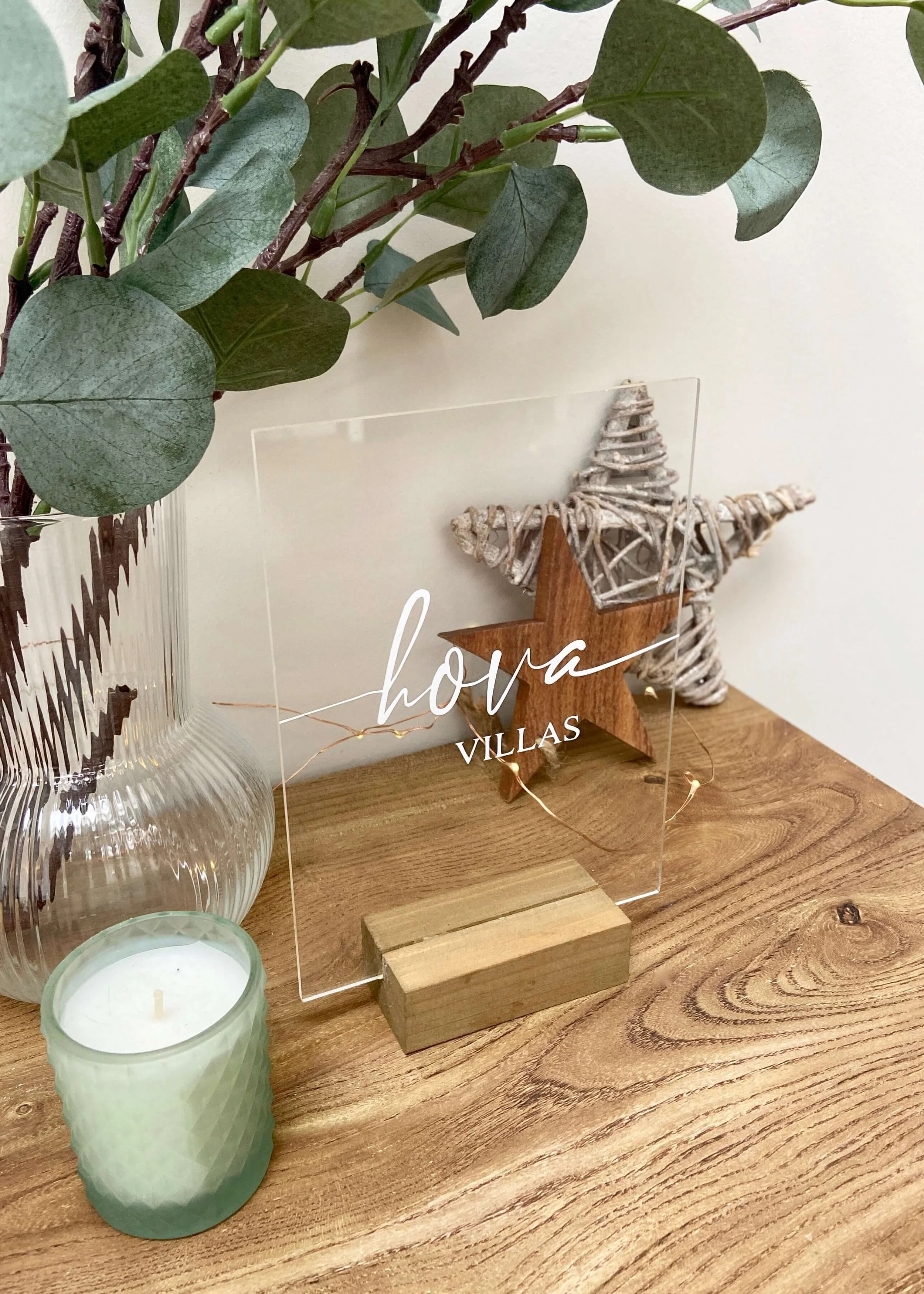 Acrylic Table Name Signs — ISOSCELLA