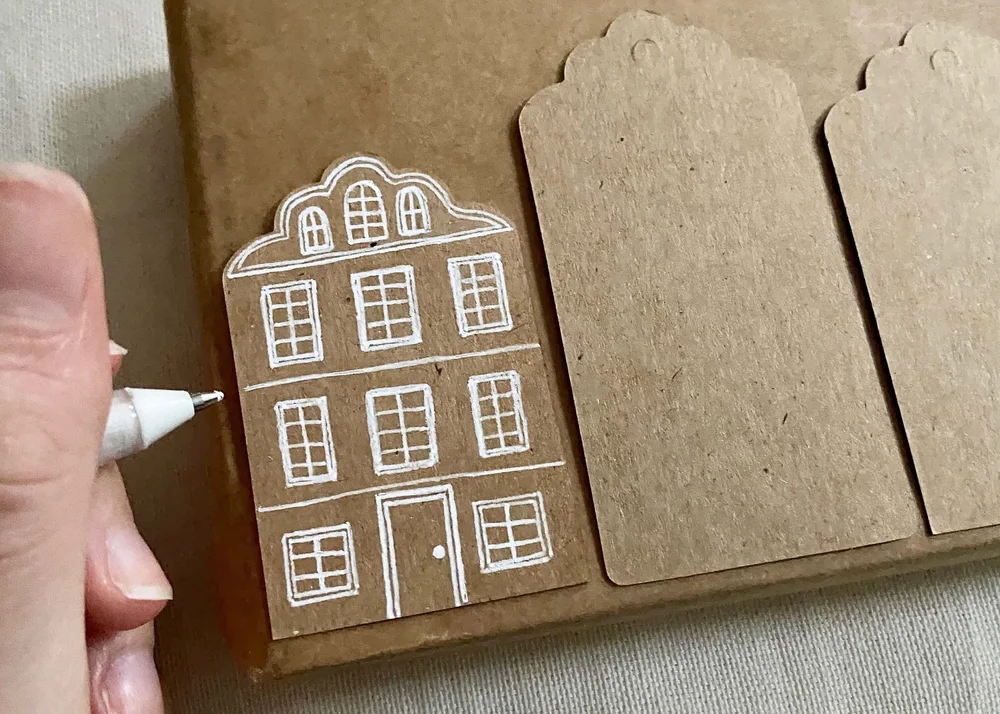 Nordic House Wrapping Paper — ISOSCELLA