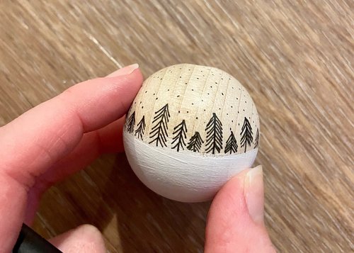 Snowy Forest Boho Baubles — ISOSCELLA