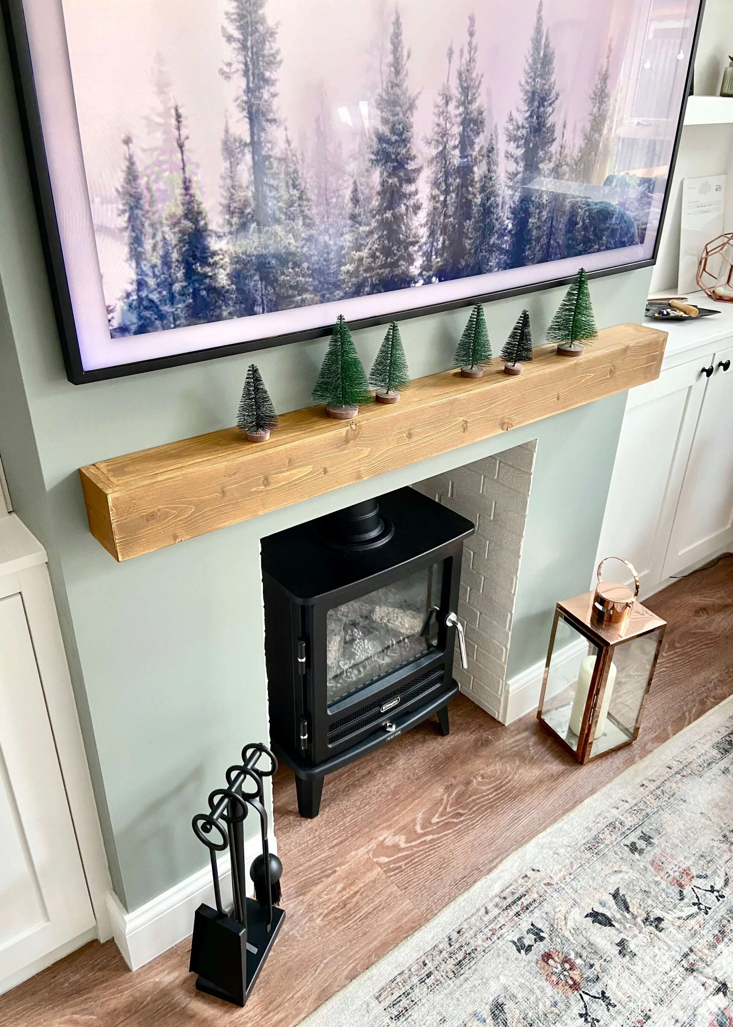 How to Make a Wooden Mantel — ISOSCELLA