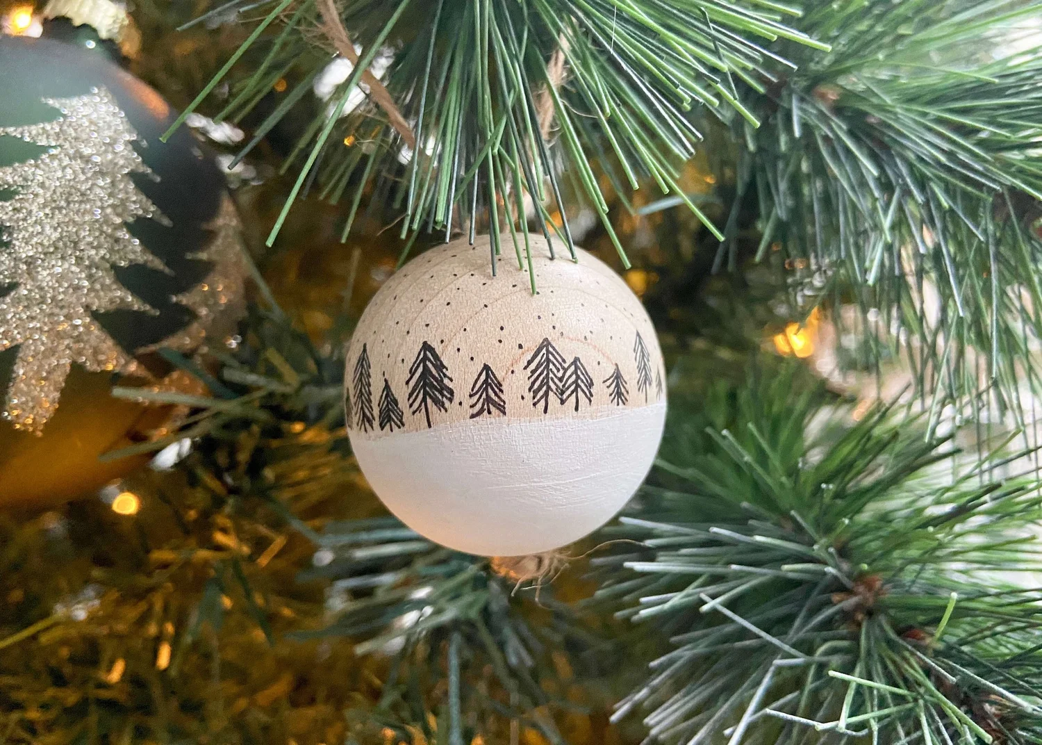 Snowy Forest Boho Baubles — ISOSCELLA
