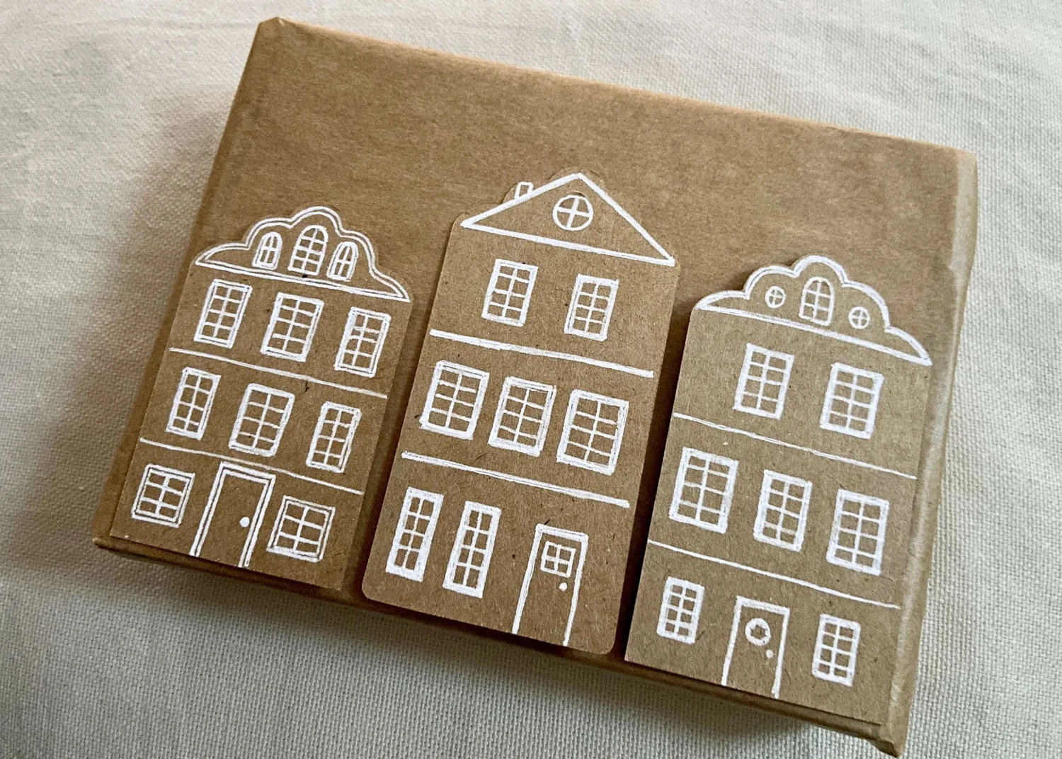 Nordic House Wrapping Paper — ISOSCELLA