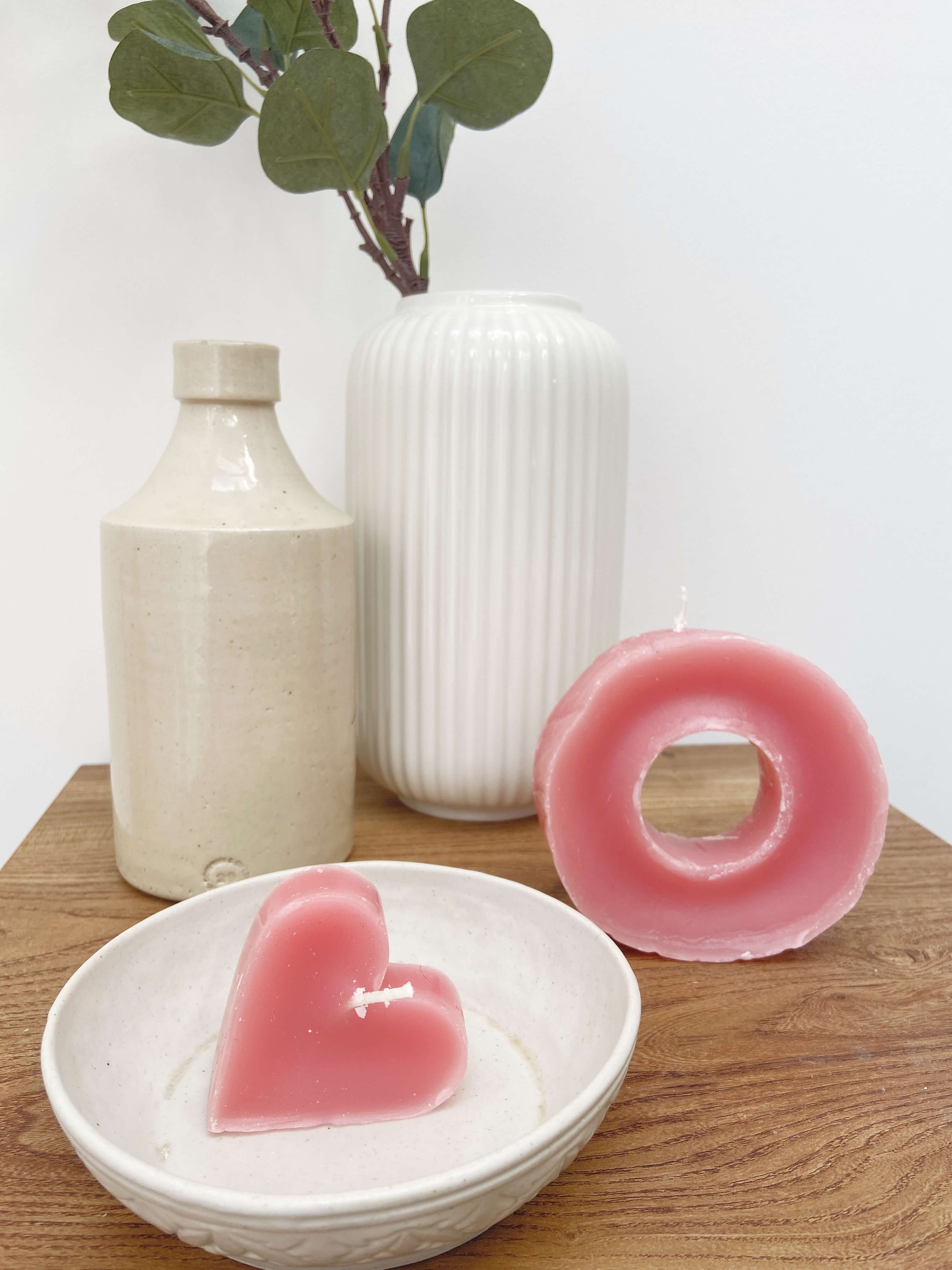 Repurposed Wax Heart Candle — ISOSCELLA