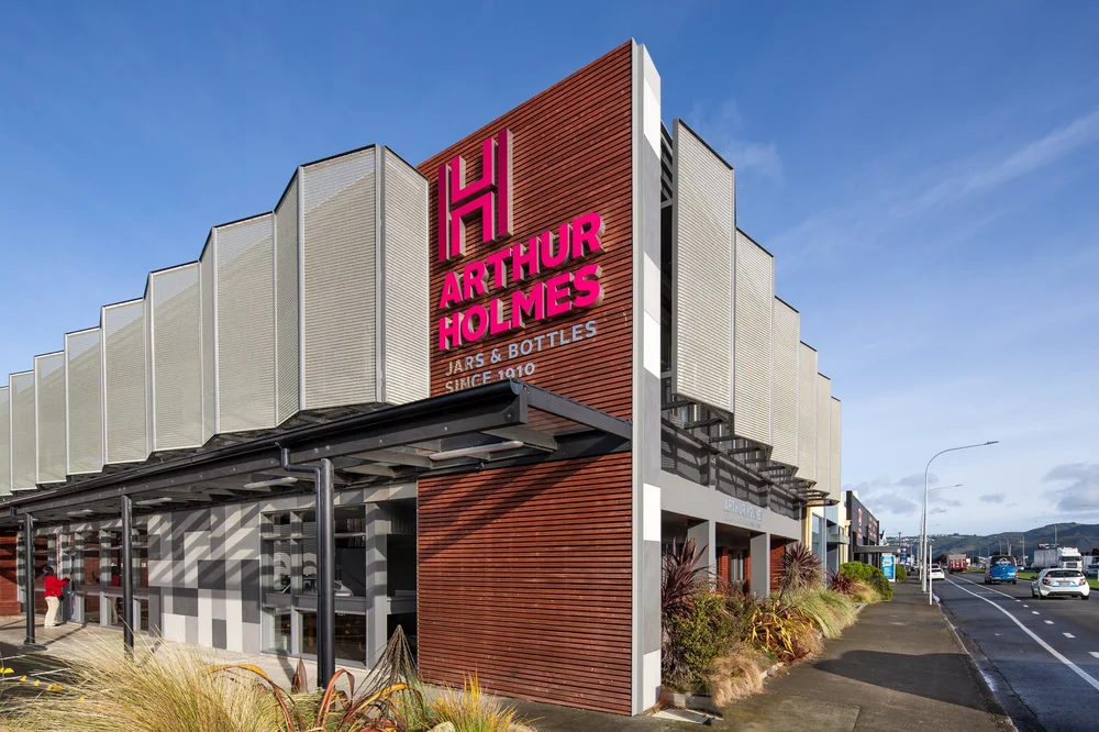 Sun Shading Feature for Arthur Holmes Commercial Exterior — Kaynemaile ...