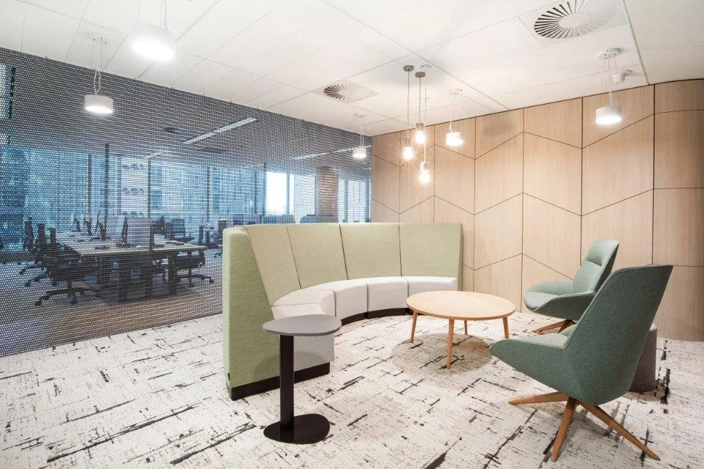 Eco-conscious and functional space separation for Hudson office ...