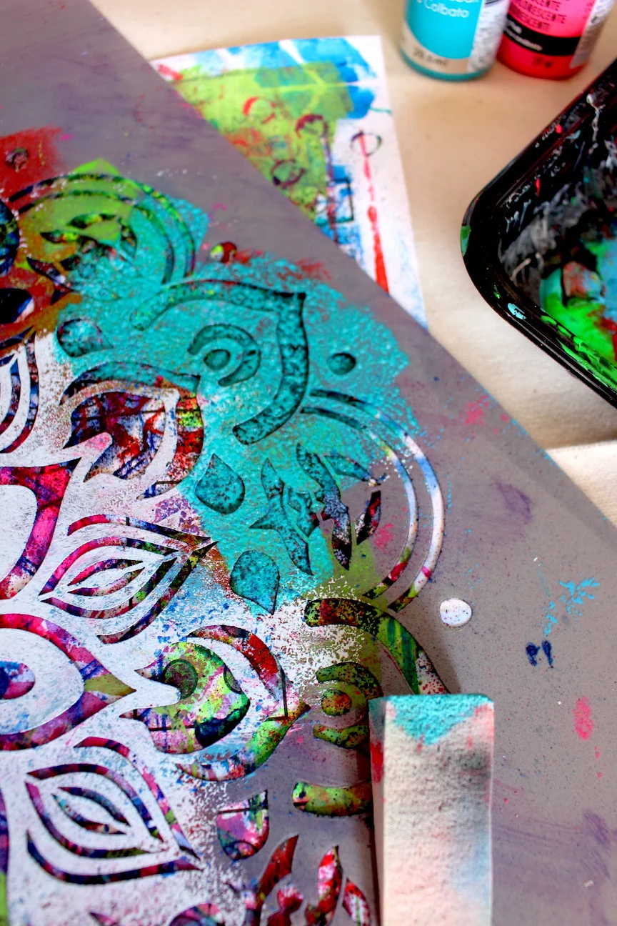 3D Collage Canvas With Deco Art Media — kinueko