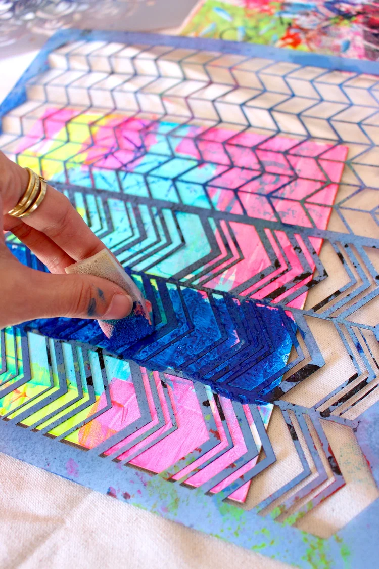 3D Collage Canvas With Deco Art Media — kinueko