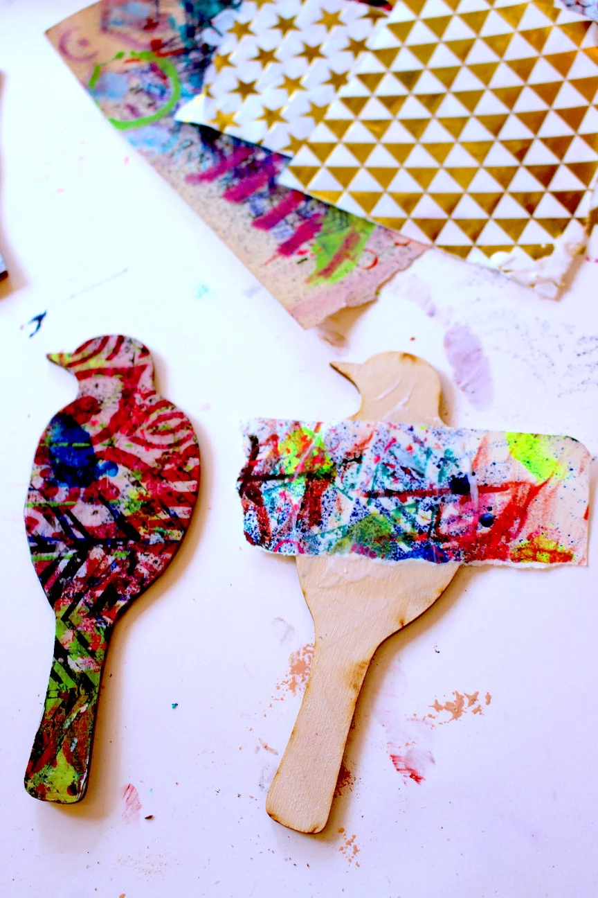 3D Collage Canvas With Deco Art Media — kinueko