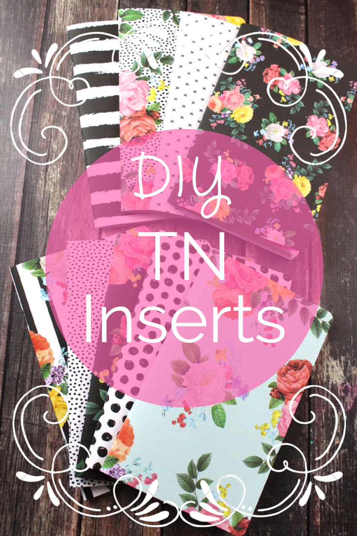 How to Make Your Own TN Inserts — kinueko