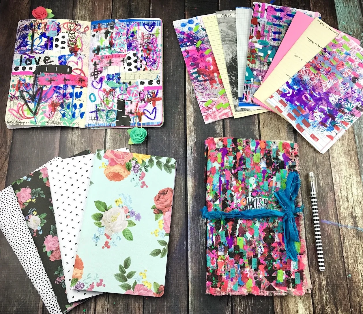 Learn How to Make a Mixed Media TN Cover! — kinueko