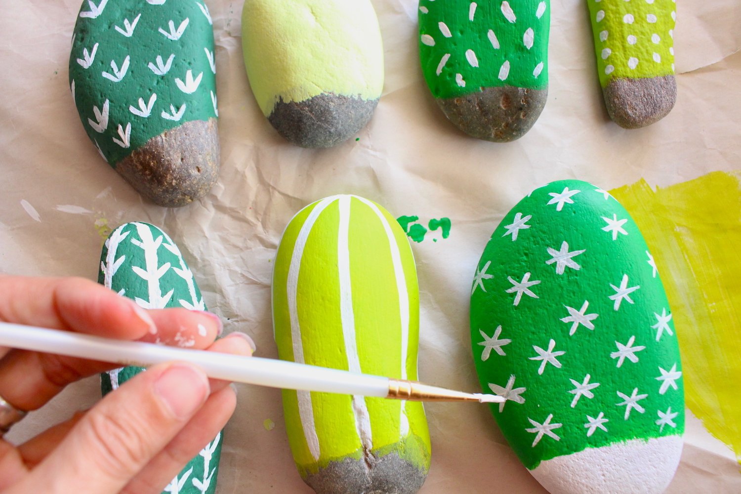 Outdoor Craft Ideas: Rock Painting Tutorial — kinueko