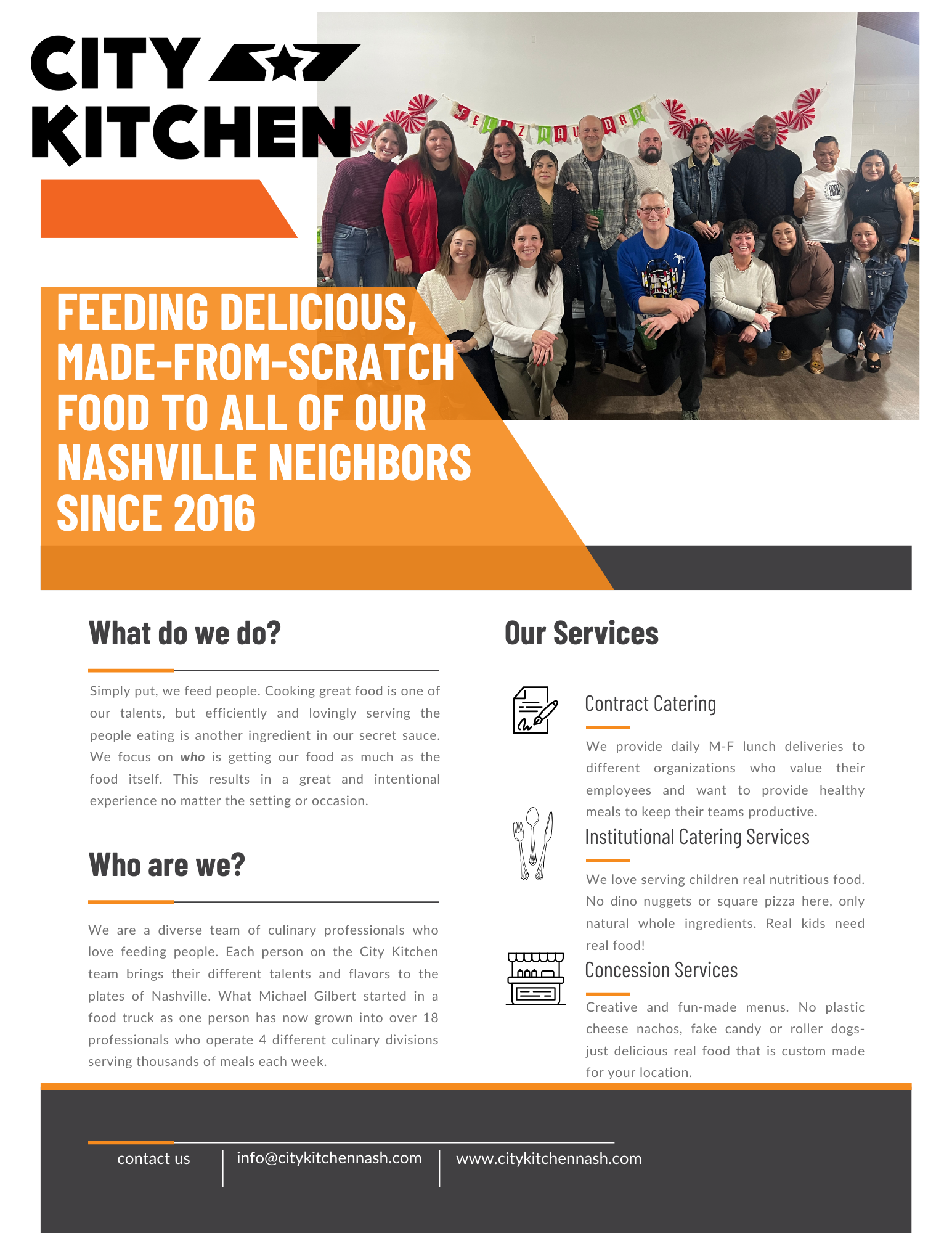 Our Services — City Kitchen Catering