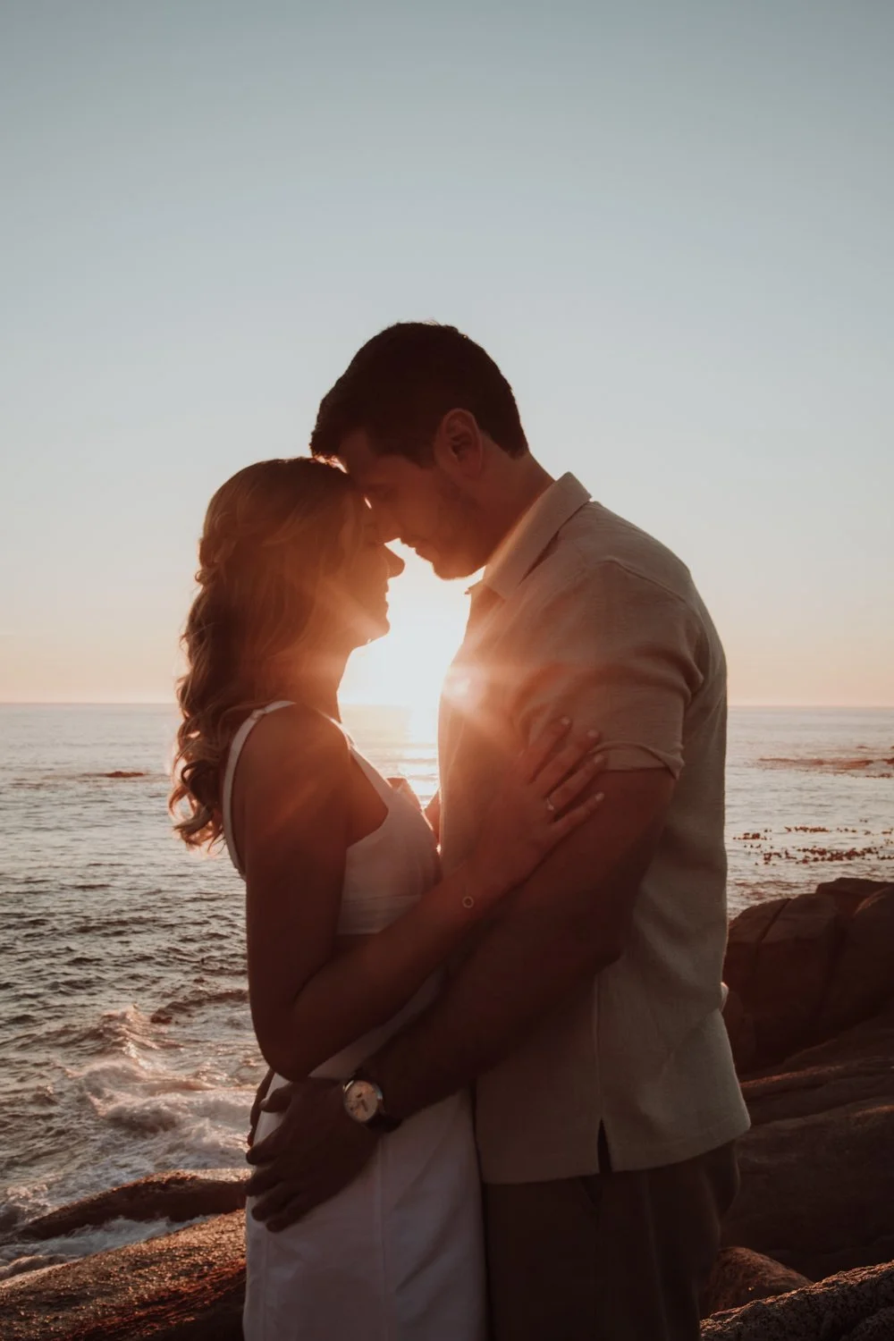 Maiden's Cove Sunset Proposal Shoot — Bianca Asher Photography