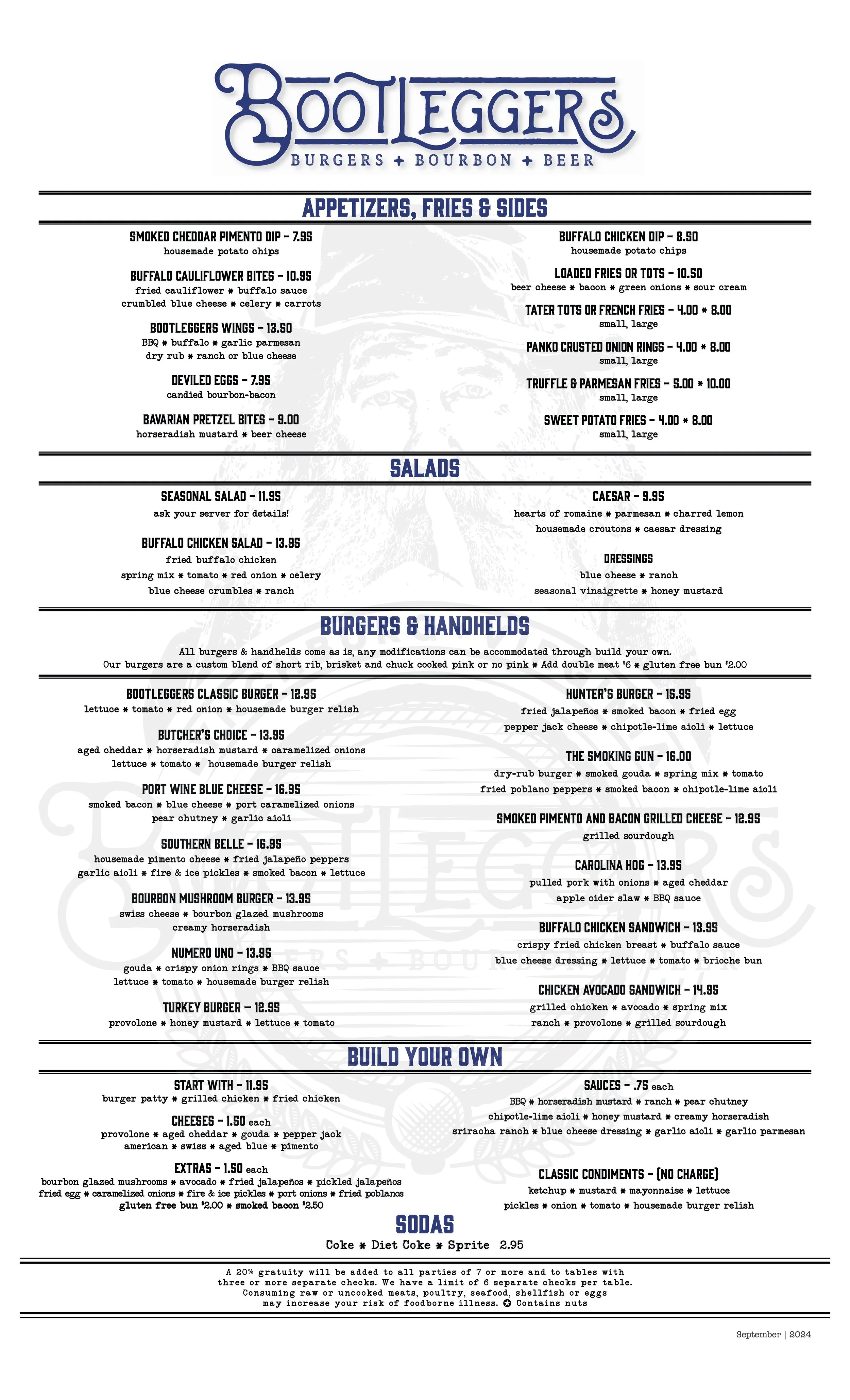 Main Menu — Bootleggers