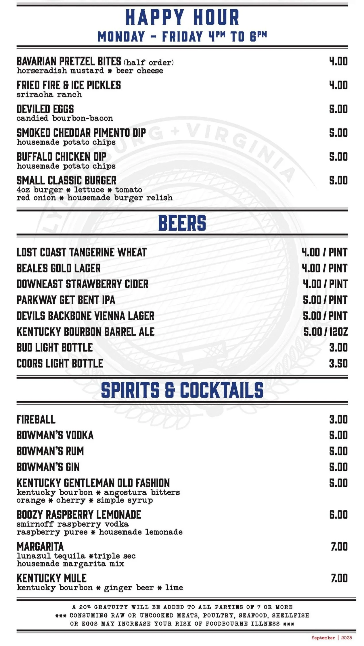 Happy Hour — Bootleggers