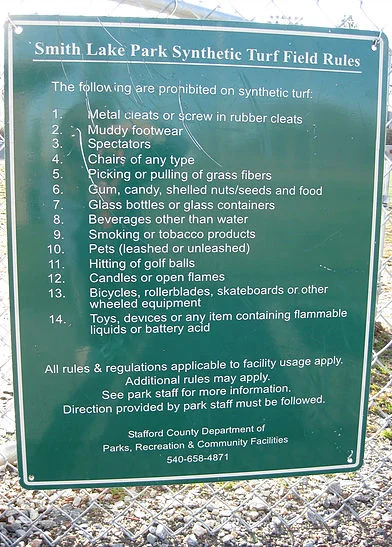 Warning Signs — Safe Healthy Playing Fields